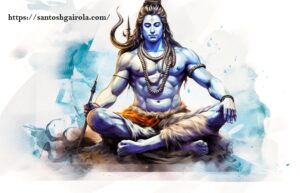 Why is Lord Shiva blue in color?